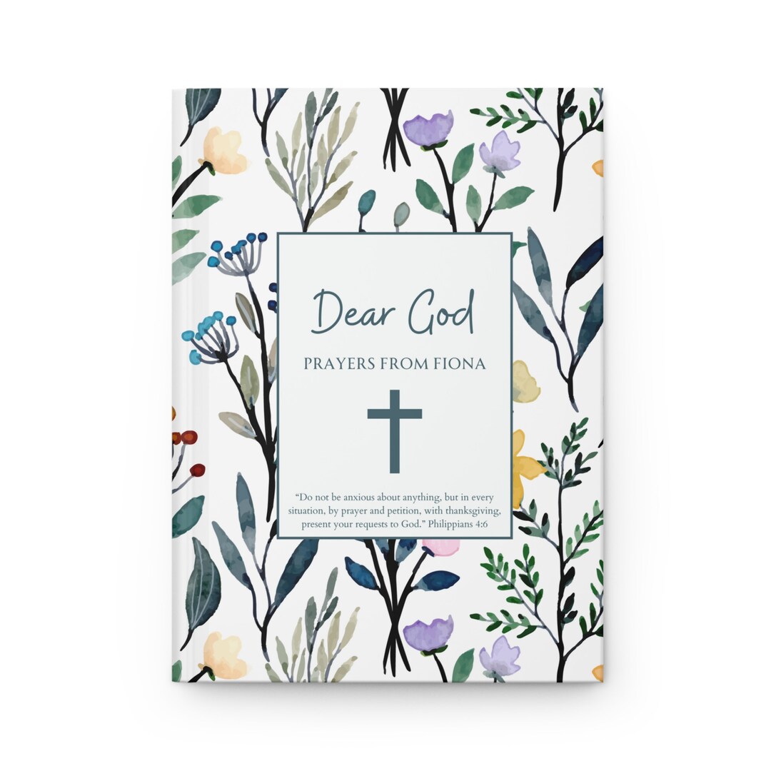 Dear God Prayer Journal Personalized Prayer Journal for Women Prayer ...