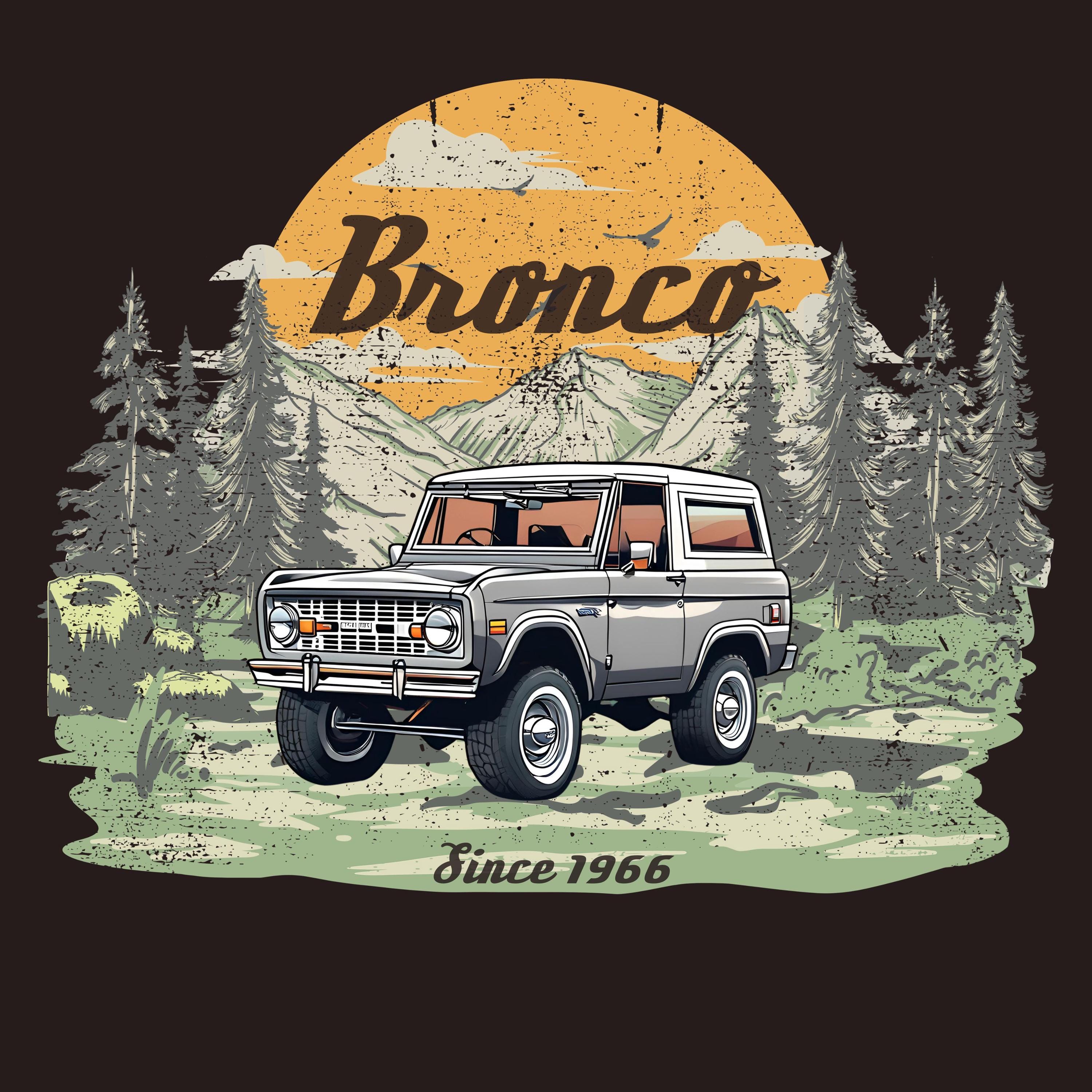 Ford Bronco SVG | Ford Bronco PNG | Ford Bronco Shirt | Bronco Design ...