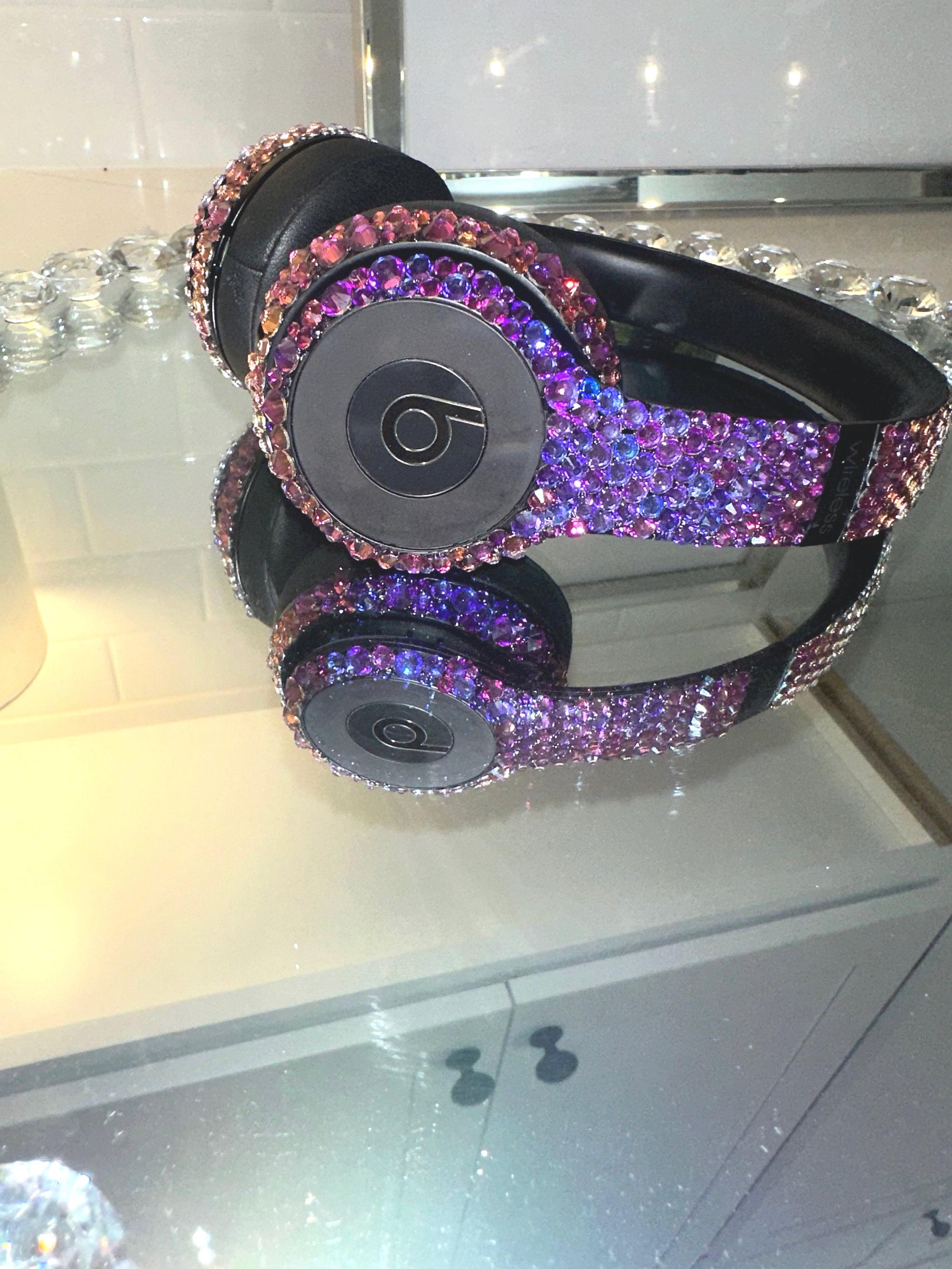Rhinestone Beats Headphones - Etsy
