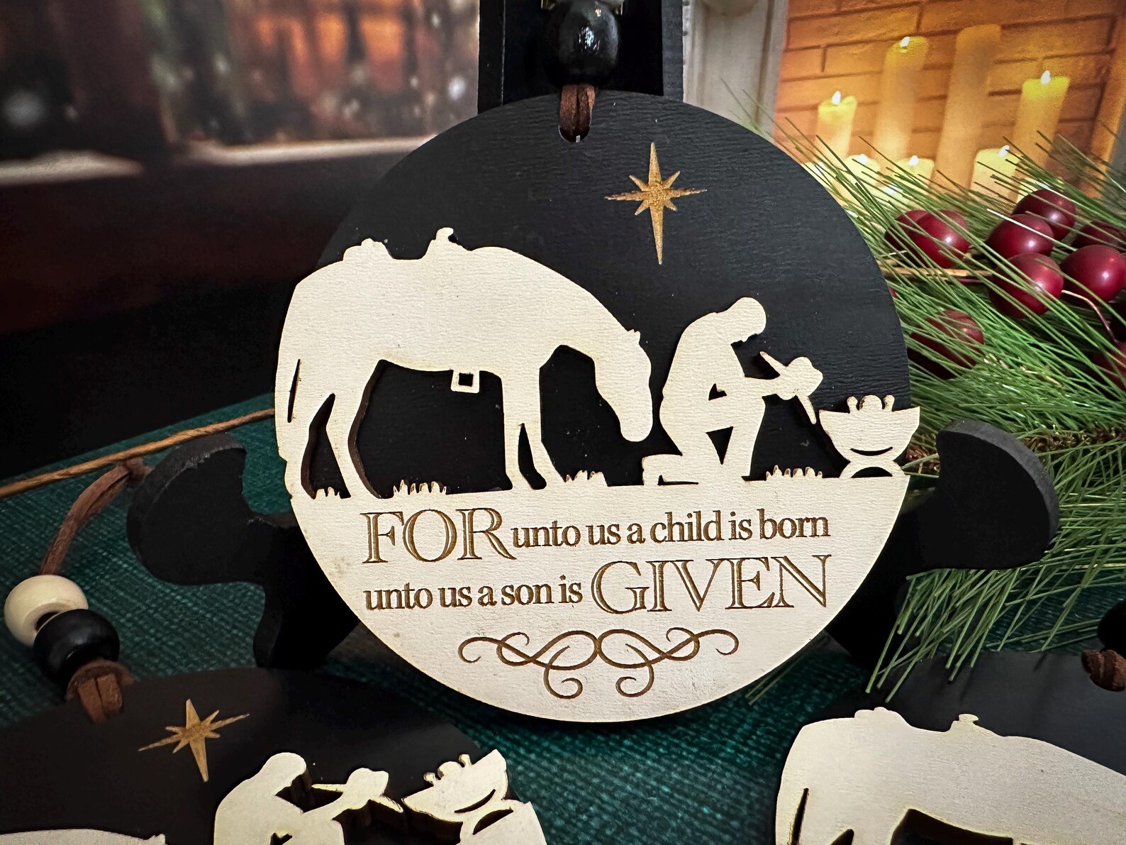 Cowboy Christmas Ornament, Western Christmas, Farmland Christmas ...