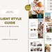 CANVA Client Style Guide Client Closet Template Wardrobe Guide Brand ...