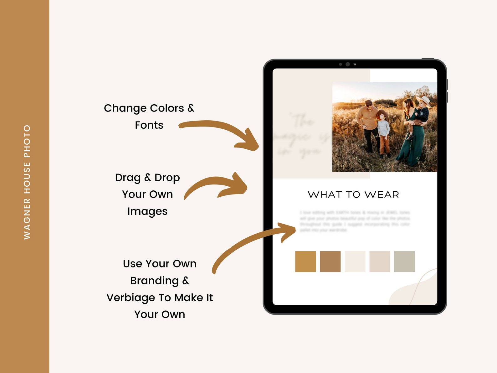 CANVA Photography Family Session Guide Client Welcome Packet Styling ...