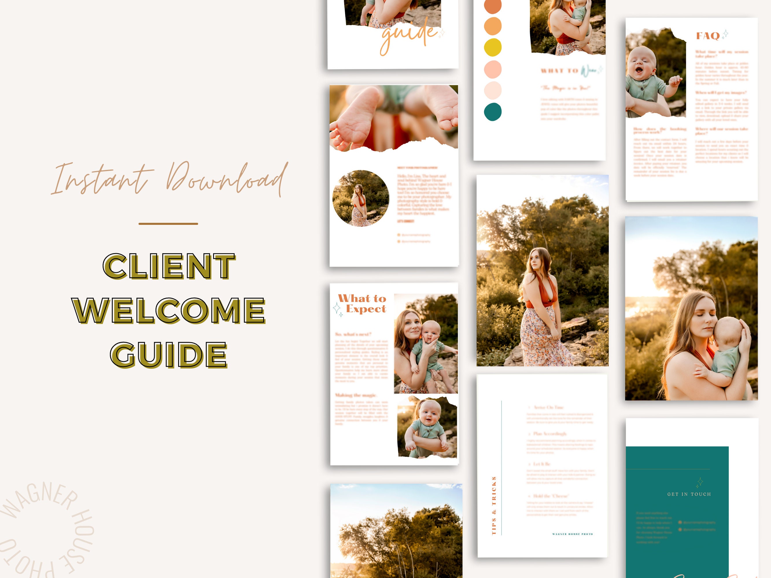 CANVA Photography Welcome Guide Client Welcome Packet Styling Guide ...