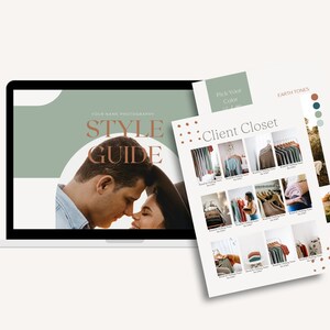 CANVA Client Style Guide Client Closet Template Wardrobe Guide Brand ...