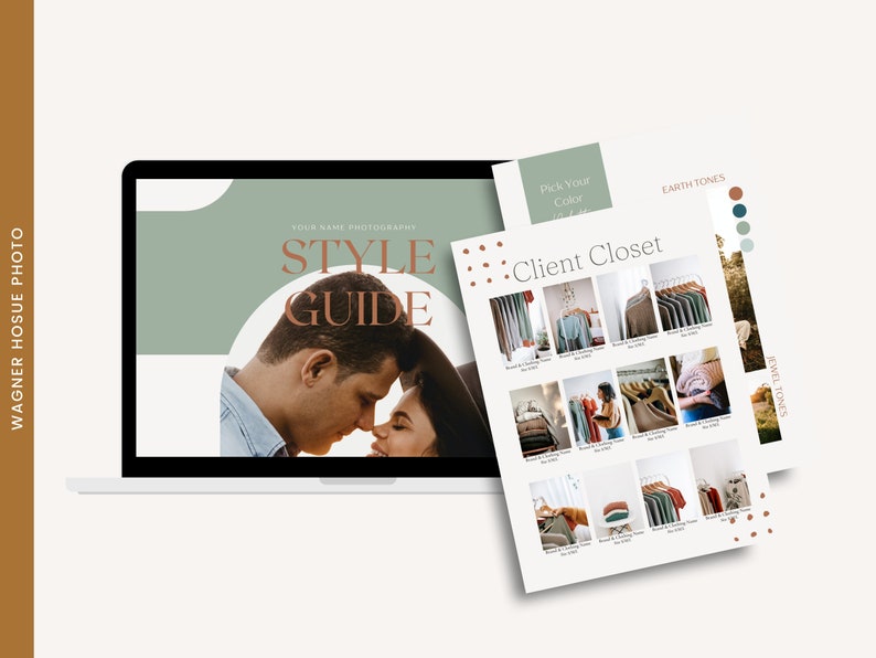 CANVA Client Style Guide Client Closet Template Wardrobe Guide Brand ...