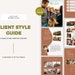 CANVA Client Style Guide Client Closet Template Wardrobe Guide Brand ...