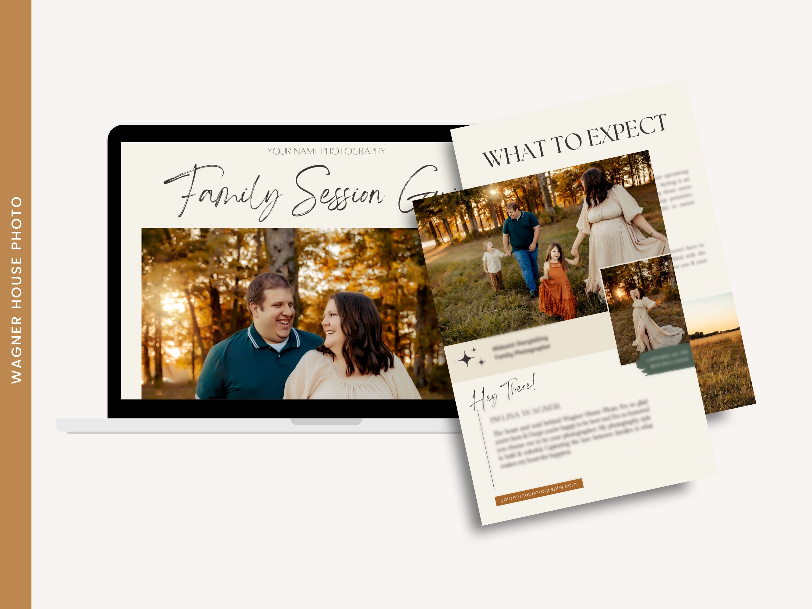 CANVA Photography Family Session Guide Client Welcome Packet Styling ...