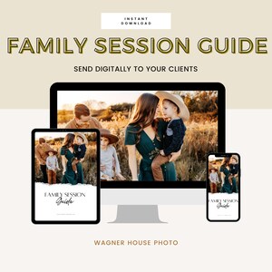 CANVA Photography Family Session Guide Client Welcome Packet Styling ...