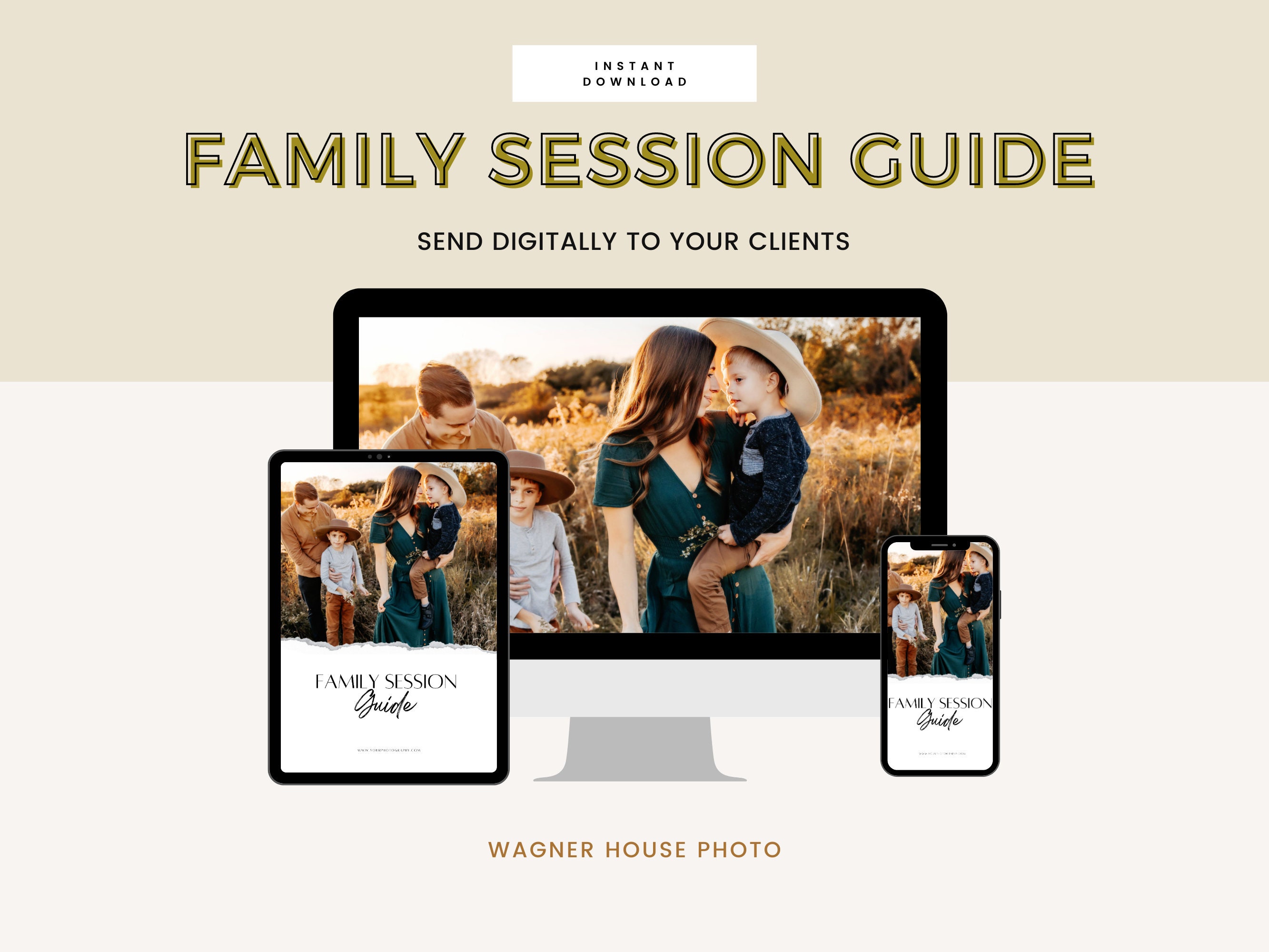 CANVA Photography Family Session Guide | Client Welcome Packet ...