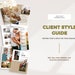CANVA Client Style Guide Client Closet Template Wardrobe Guide Brand ...
