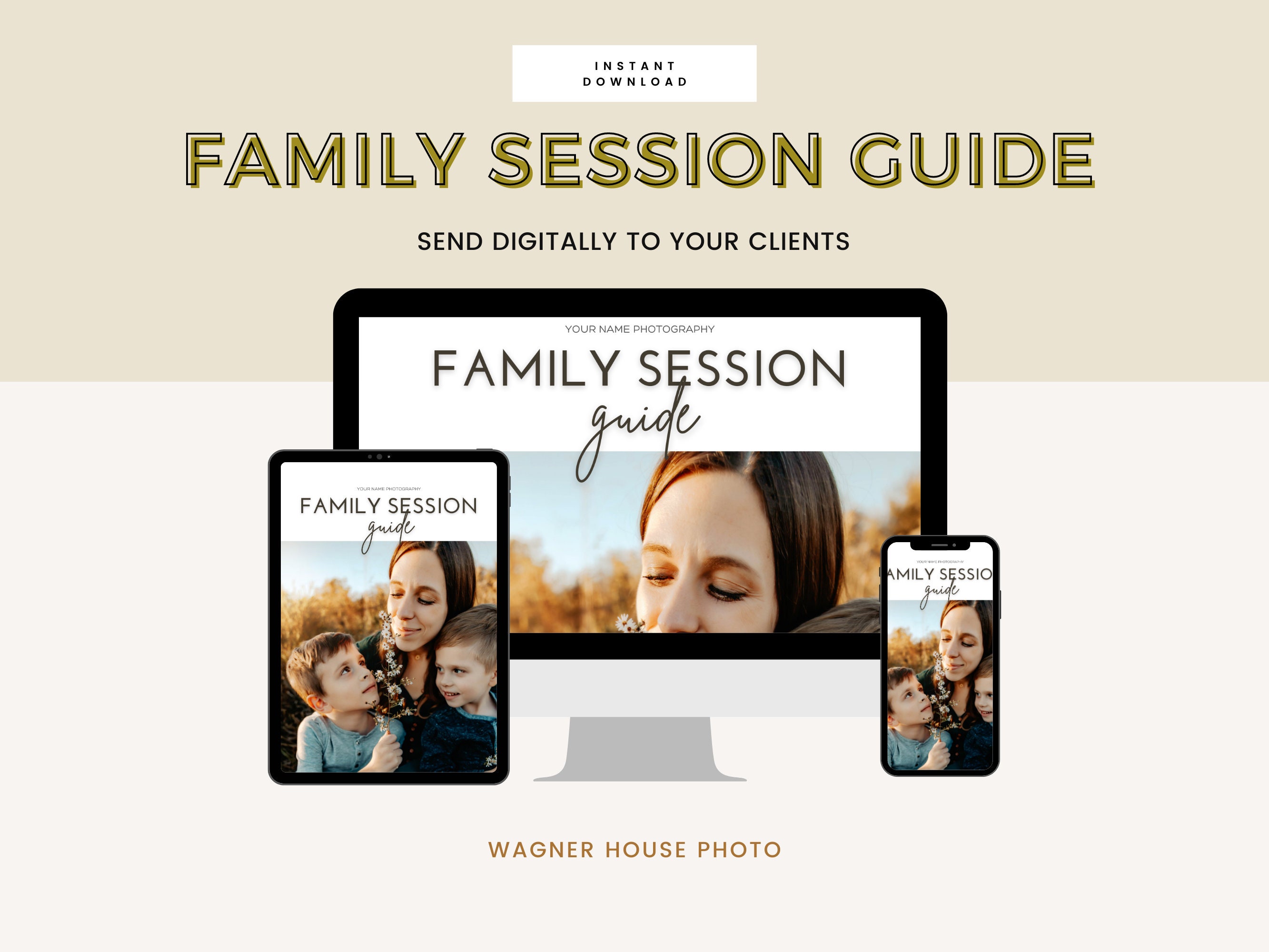 CANVA Photography Family Session Guide Client Welcome Packet Styling ...