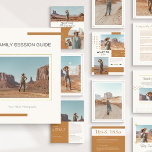 CANVA Photography Family Session Guide Client Welcome Packet Styling ...