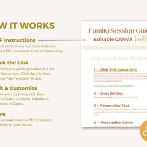 CANVA Photography Family Session Guide Client Welcome Packet Styling ...