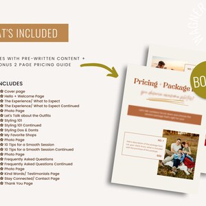 CANVA Complete Client Guide Style Guide for Photography FAQ Template ...