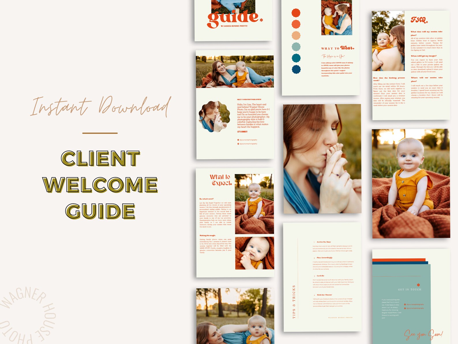 CANVA Photography Welcome Guide | Client Welcome Packet | Styling Guide ...