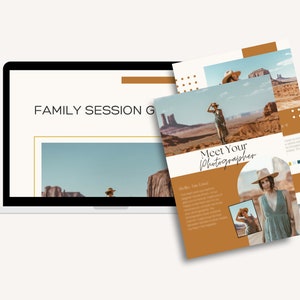CANVA Photography Family Session Guide Client Welcome Packet Styling ...