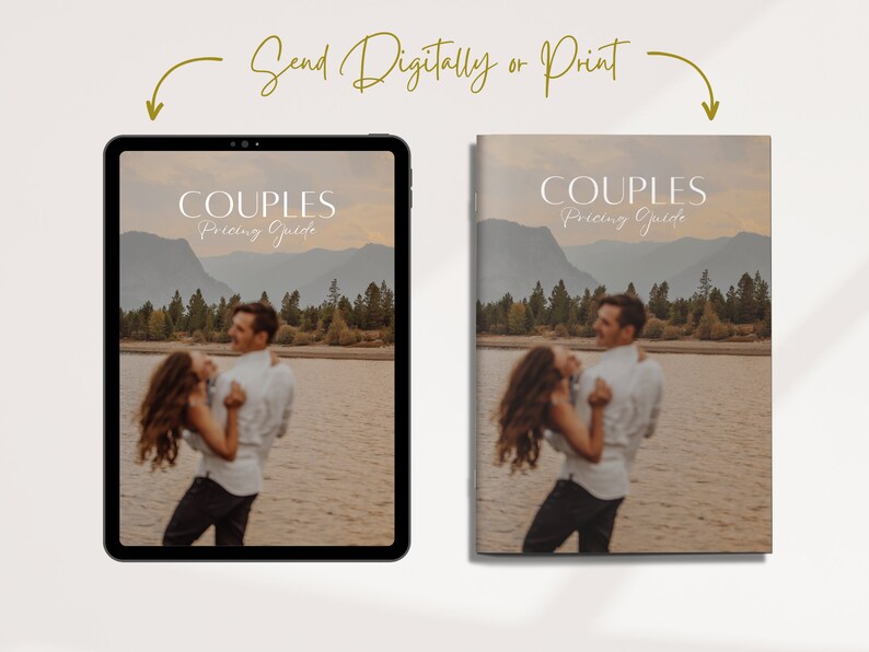 CANVA Couples Photography Pricing List Template Editable - Etsy