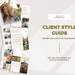 CANVA Photography Welcome Guide Client Welcome Packet Styling Guide ...