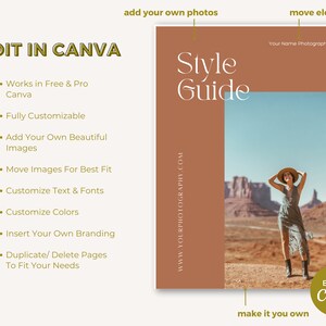 CANVA Client Style Guide Client Closet Template Wardrobe Guide Brand ...