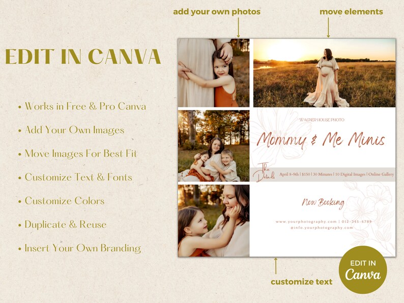 CANVA Upcoming Session Template Upcoming Events Template - Etsy