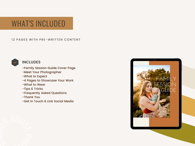 CANVA Photography Family Session Guide Client Welcome Packet Styling ...