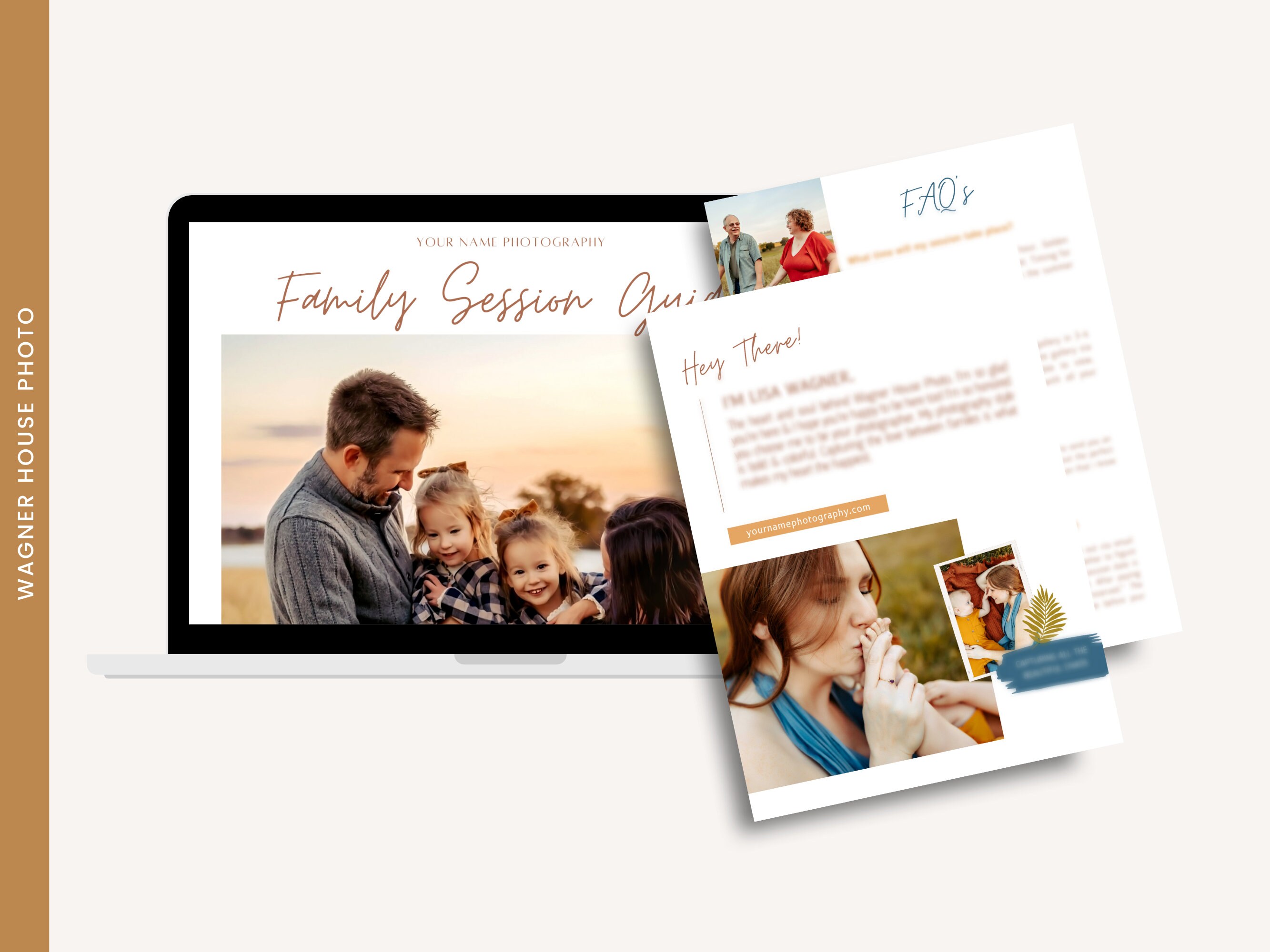 CANVA Photography Family Session Guide Client Welcome Packet Styling ...