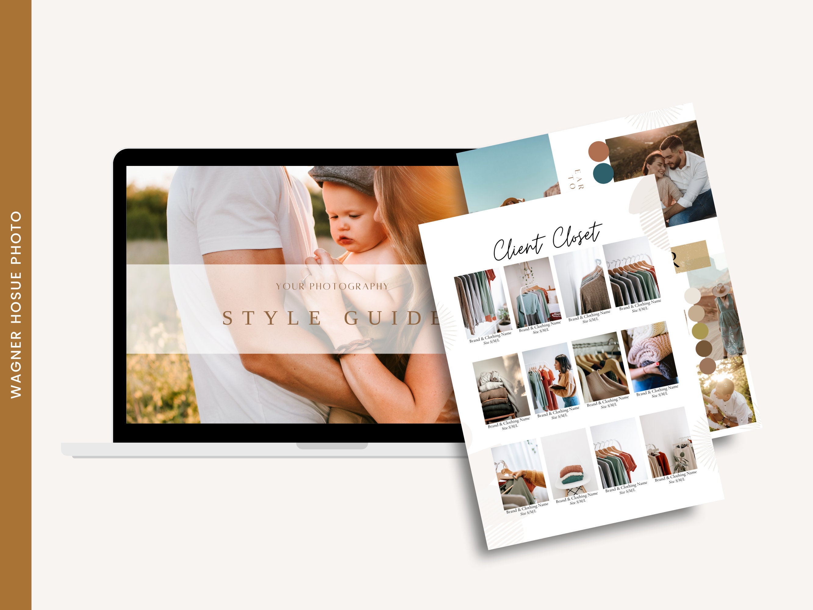 CANVA Client Style Guide Client Closet Template Wardrobe Guide Brand ...