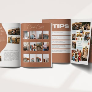 CANVA Client Style Guide Client Closet Template Wardrobe Guide Brand ...