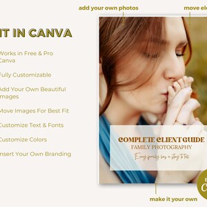 CANVA Complete Client Guide Style Guide for Photography FAQ Template ...