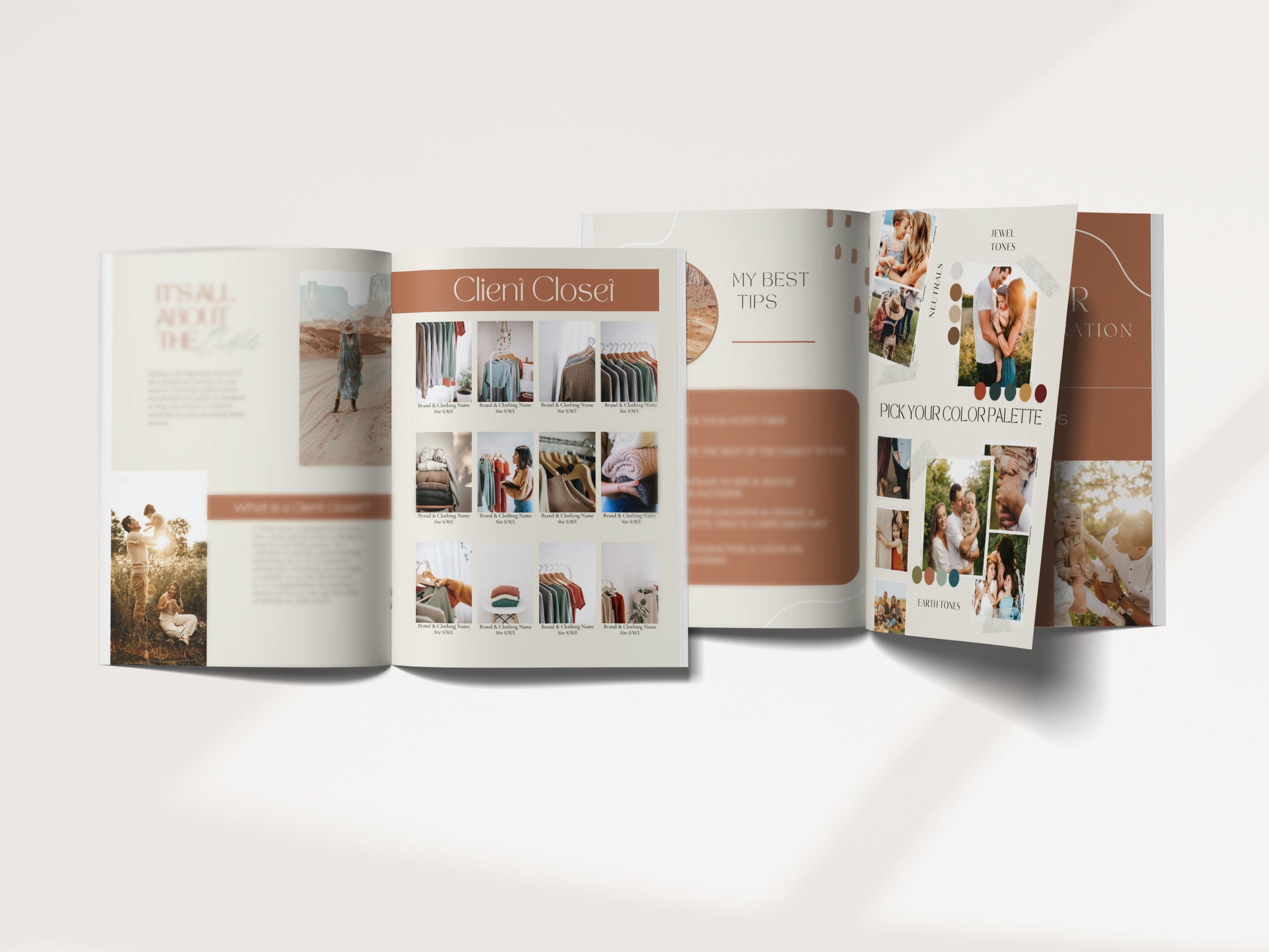 CANVA Client Style Guide Client Closet Template Wardrobe Guide Brand ...