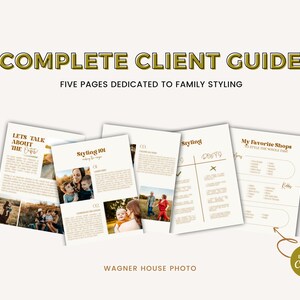 CANVA Complete Client Guide Style Guide for Photography FAQ Template ...