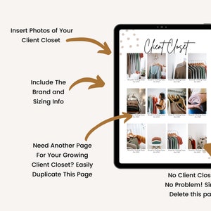 CANVA Client Style Guide Client Closet Template Wardrobe Guide Brand ...