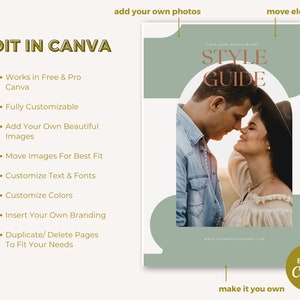 CANVA Client Style Guide Client Closet Template Wardrobe Guide Brand ...