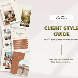 CANVA Photography Welcome Guide Client Welcome Packet Styling Guide ...