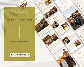 CANVA Complete Client Guide Style Guide for Photography FAQ Template ...