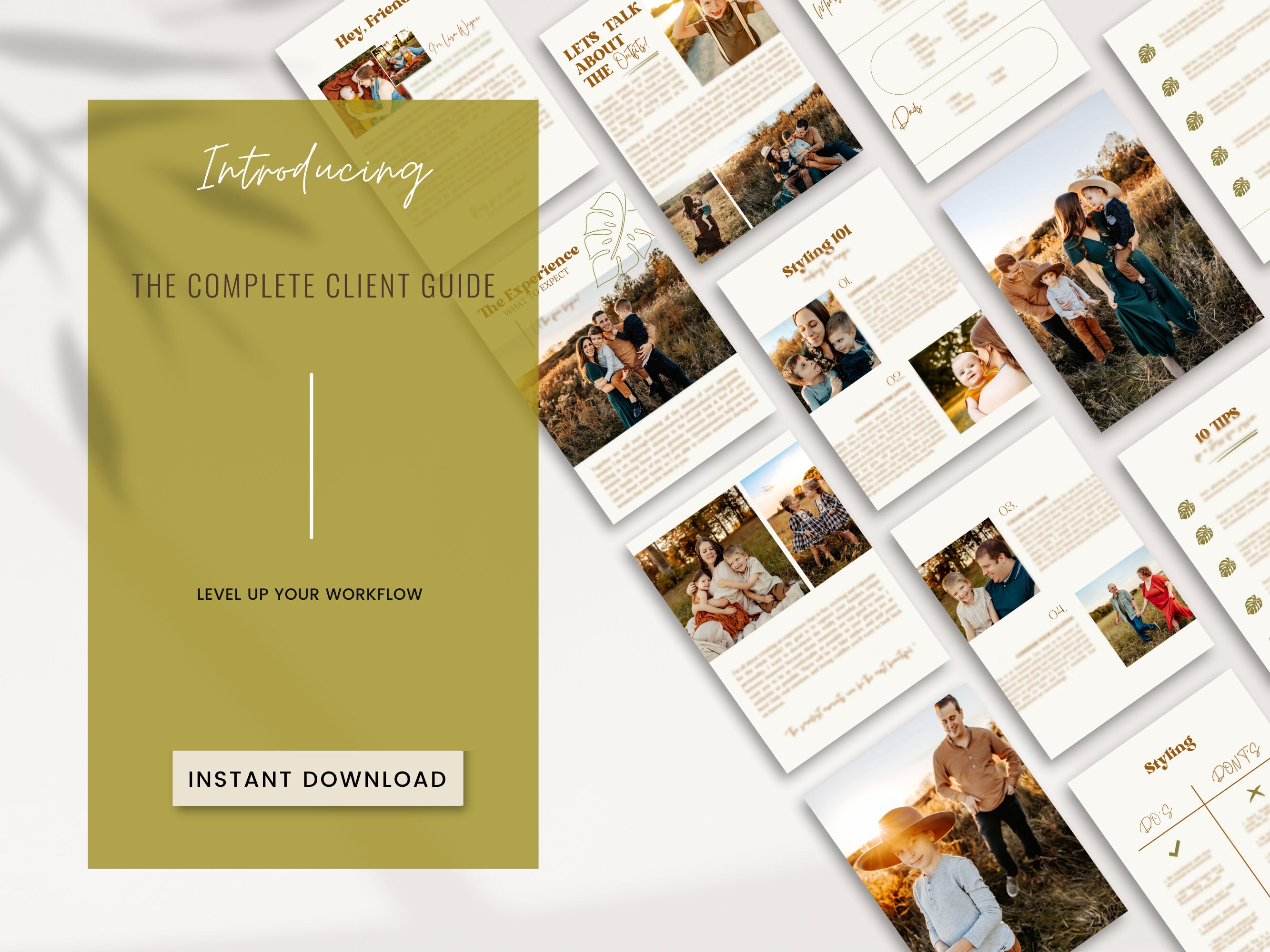 CANVA Complete Client Guide Style Guide for Photography FAQ Template ...