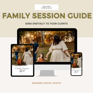 CANVA Photography Family Session Guide Client Welcome Packet Styling ...