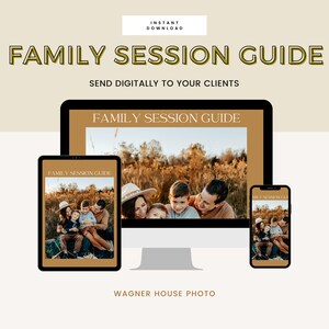 CANVA Photography Family Session Guide Client Welcome Packet Styling ...