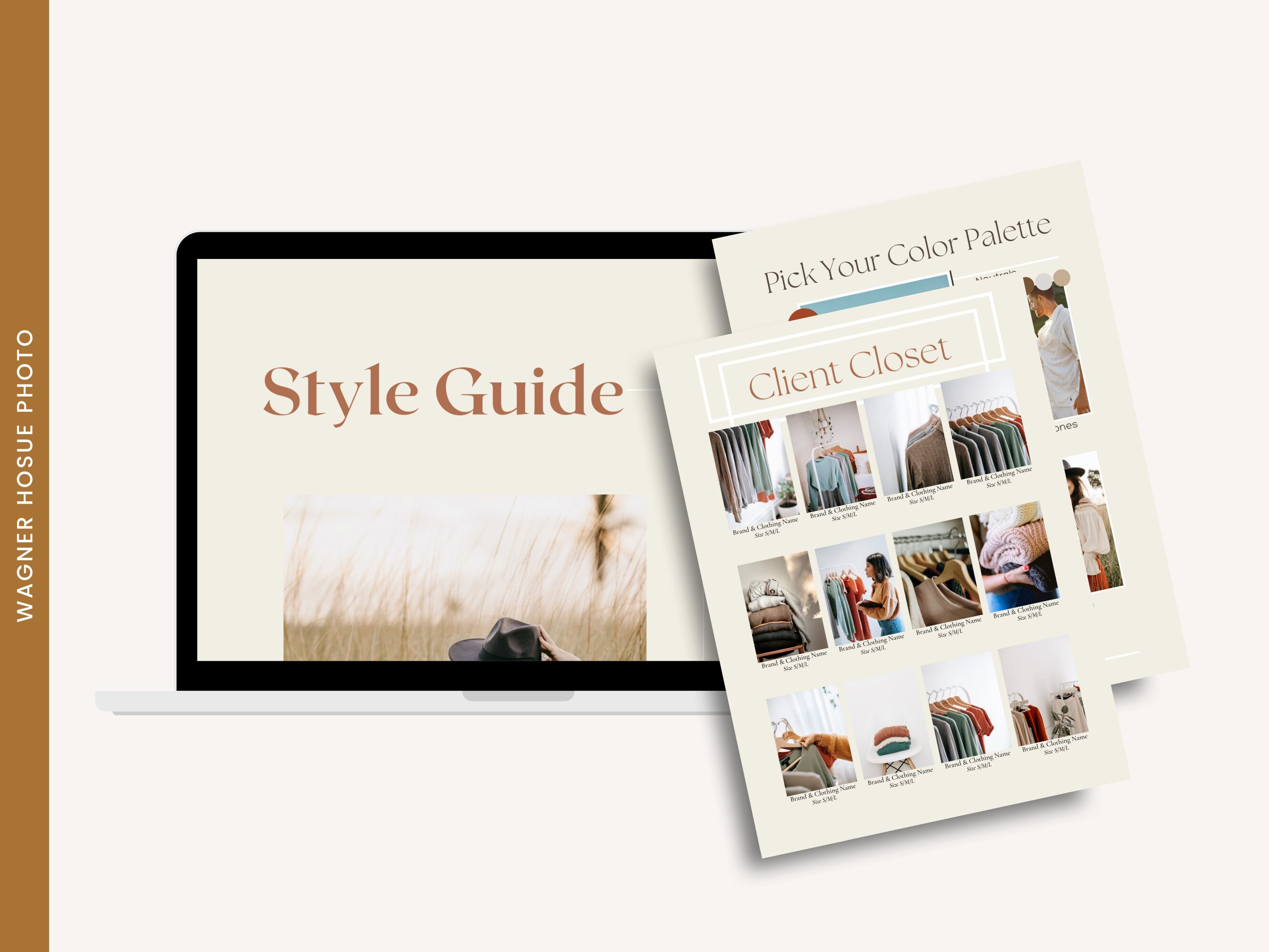 CANVA Client Style Guide Client Closet Template Wardrobe Guide Brand ...