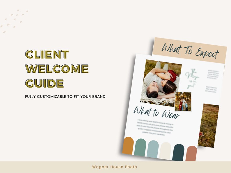 CANVA Photography Welcome Guide Client Welcome Packet Styling Guide ...