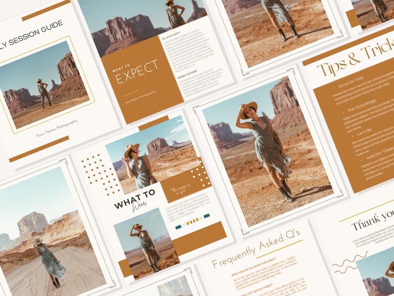CANVA Photography Family Session Guide | Client Welcome Packet ...