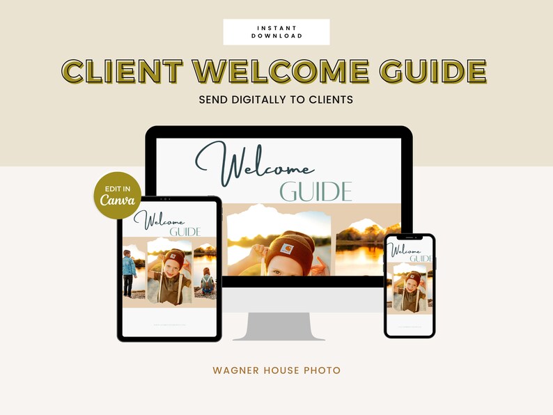 CANVA Photography Welcome Guide Client Welcome Packet Styling Guide ...