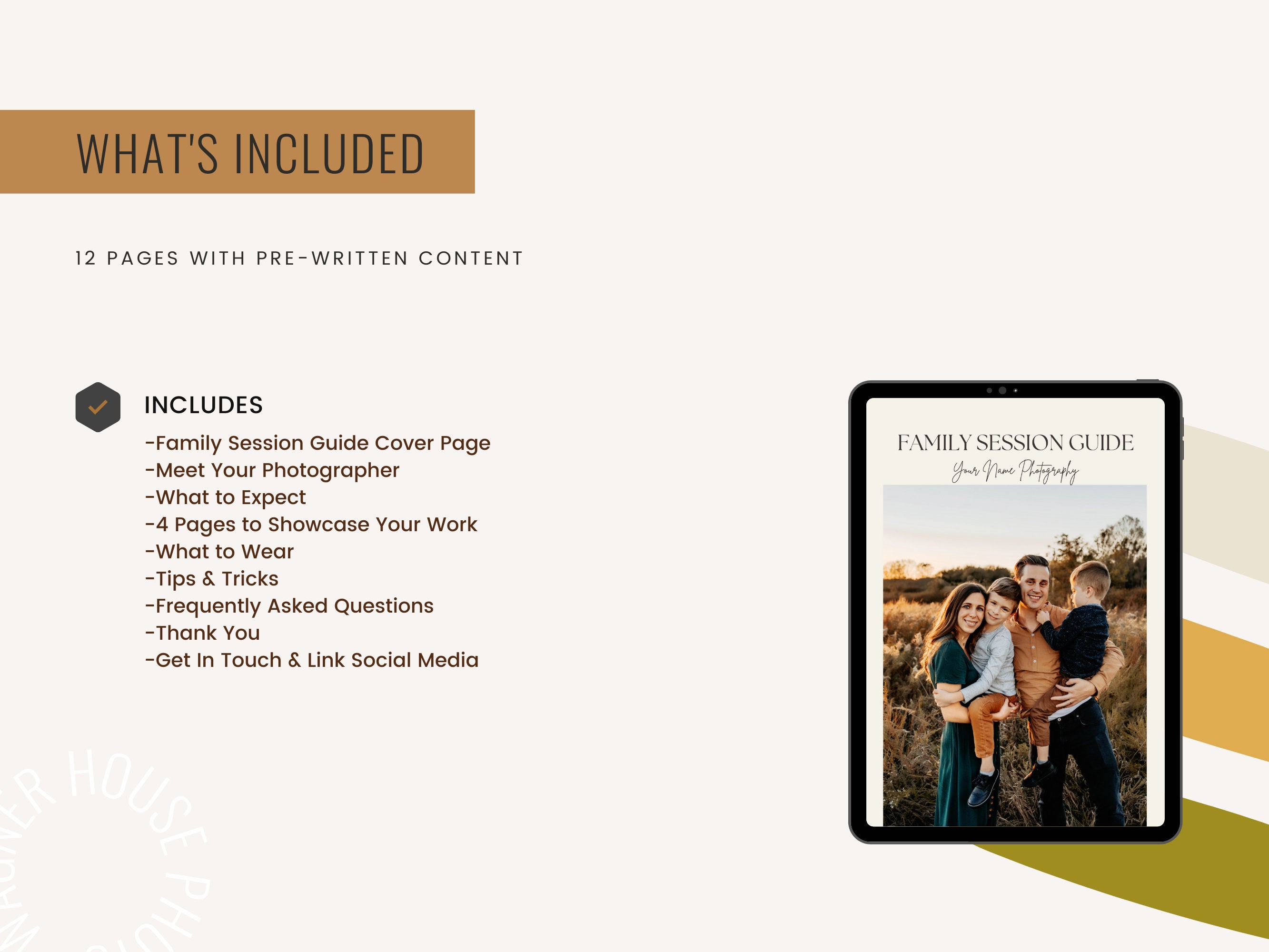CANVA Photography Family Session Guide | Client Welcome Packet ...