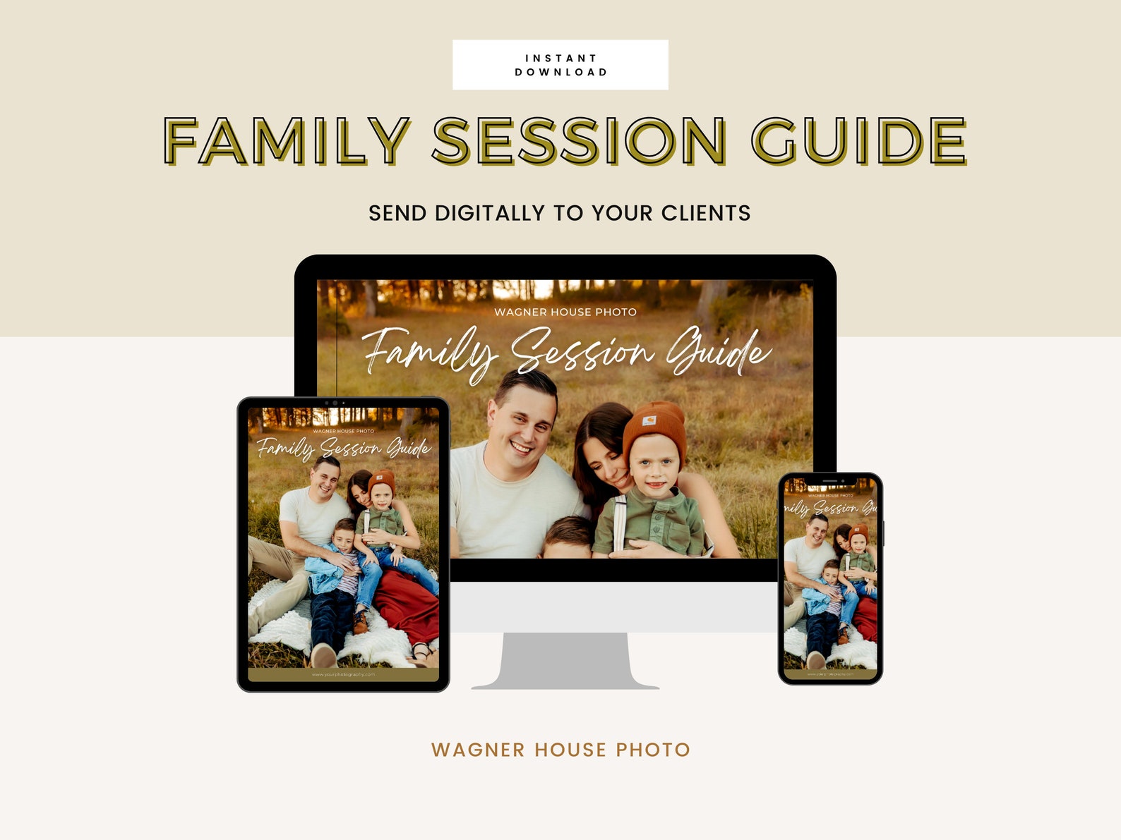 CANVA Photography Family Session Guide Client Welcome Packet - Etsy