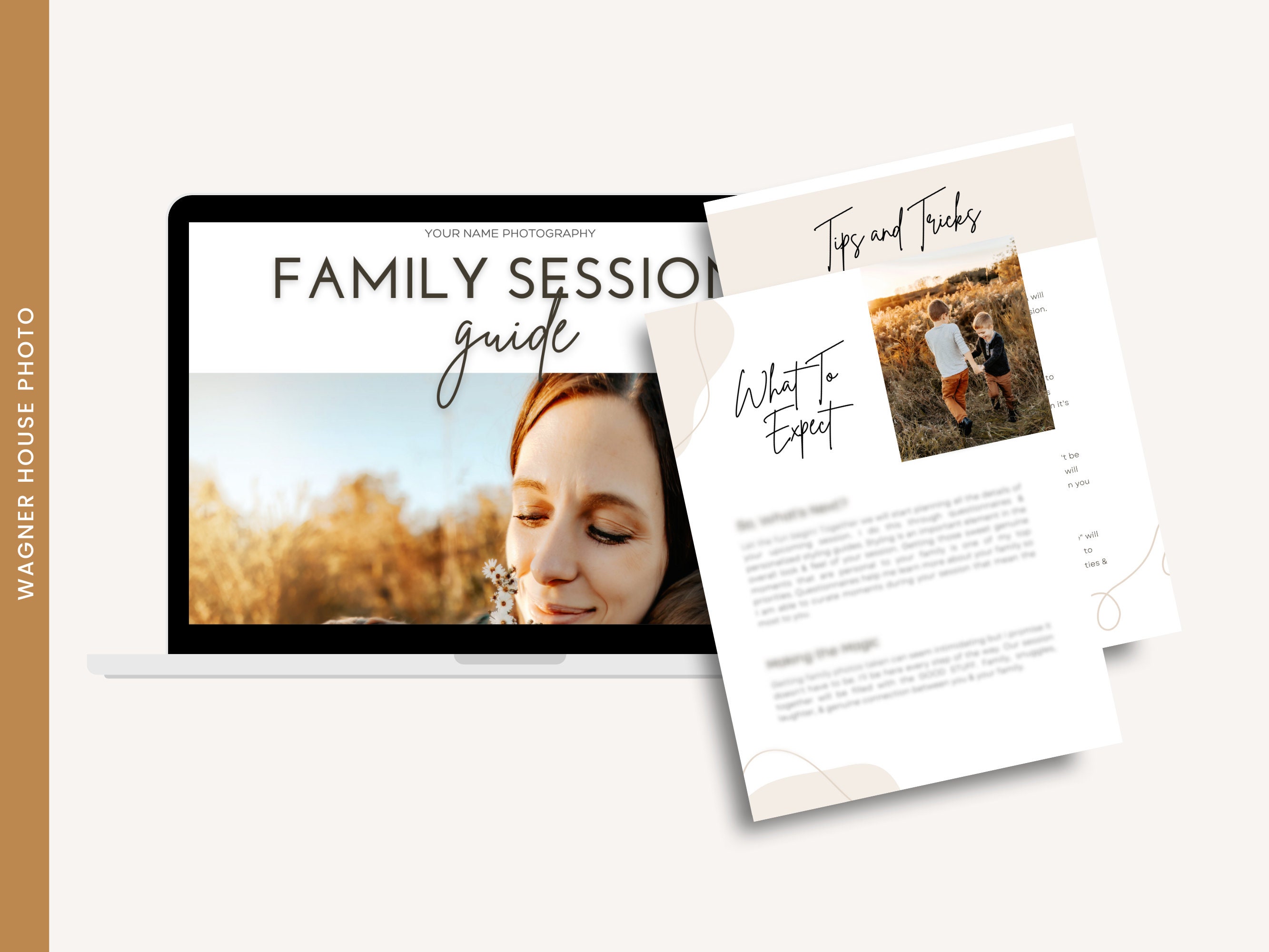CANVA Photography Family Session Guide Client Welcome Packet Styling ...