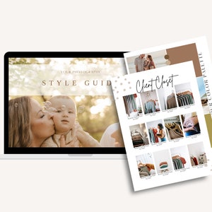 CANVA Client Style Guide Client Closet Template Wardrobe Guide Brand ...