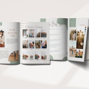 CANVA Client Style Guide Client Closet Template Wardrobe Guide Brand ...