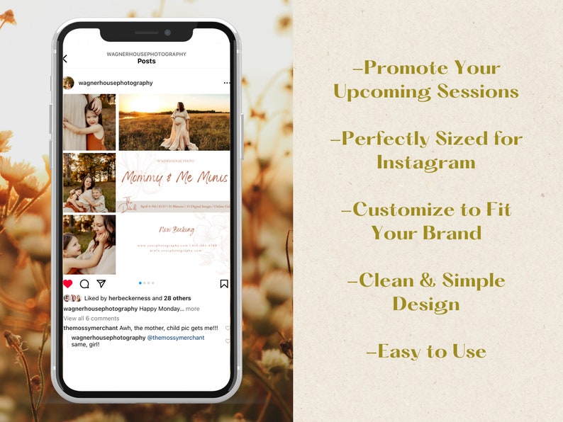 CANVA Upcoming Session Template Upcoming Events Template Upcoming Sessions Mini Sessions ...