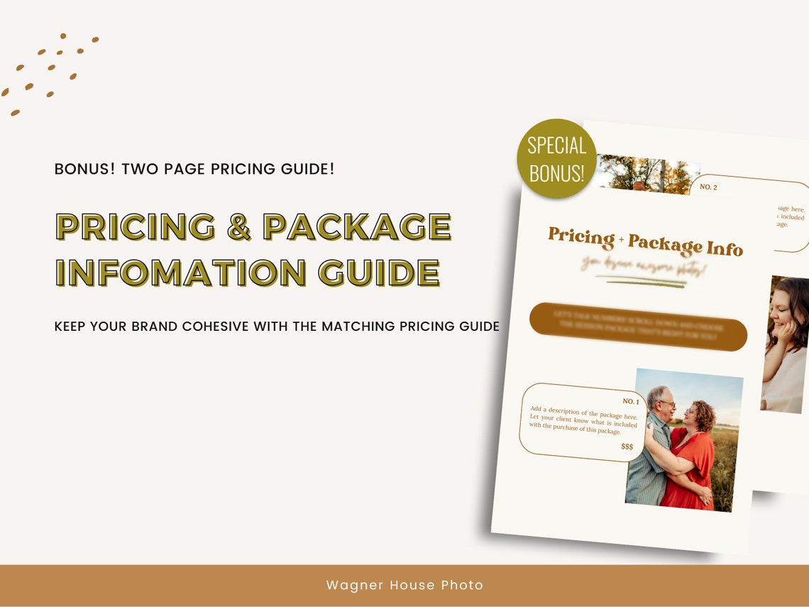 CANVA Complete Client Guide Style Guide for Photography FAQ Template ...