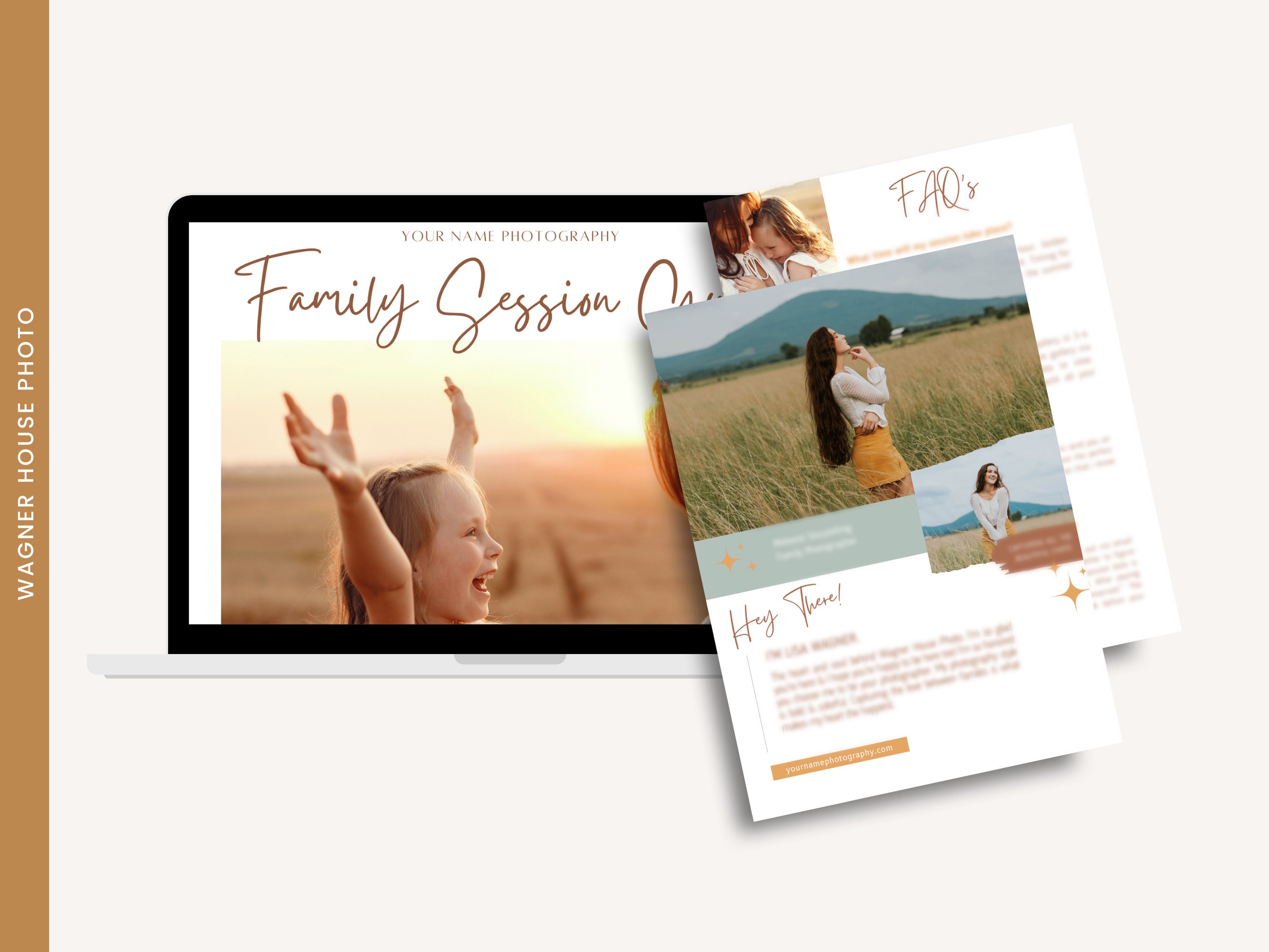 CANVA Photography Family Session Guide | Client Welcome Packet ...